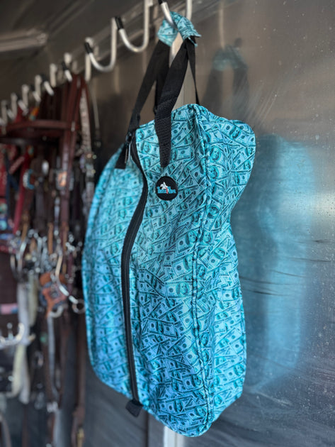 Dash for Cash (Turquoise) Luxury Tack Bag – Hustle and Home